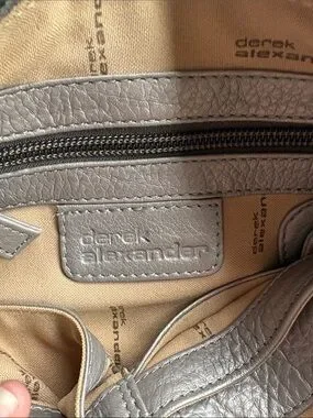 Derek Alexander | Bags | Pebbled Leather Derek Alexander Crossbody Bag ...